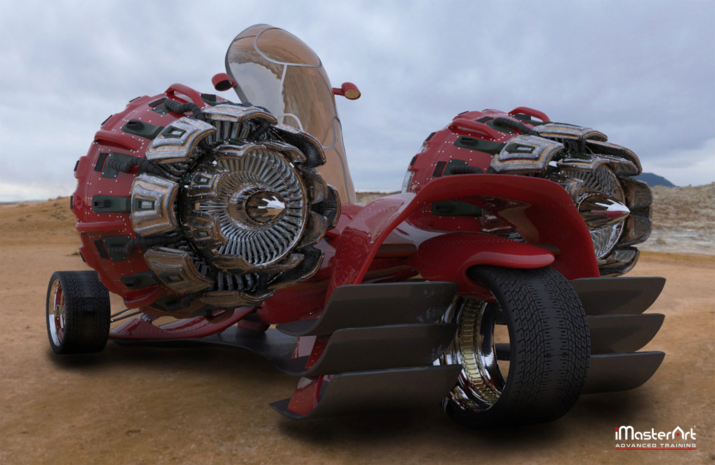 Jet Bicycle by Mauro Corso - Advanced Digital Artist - iMasterArt
