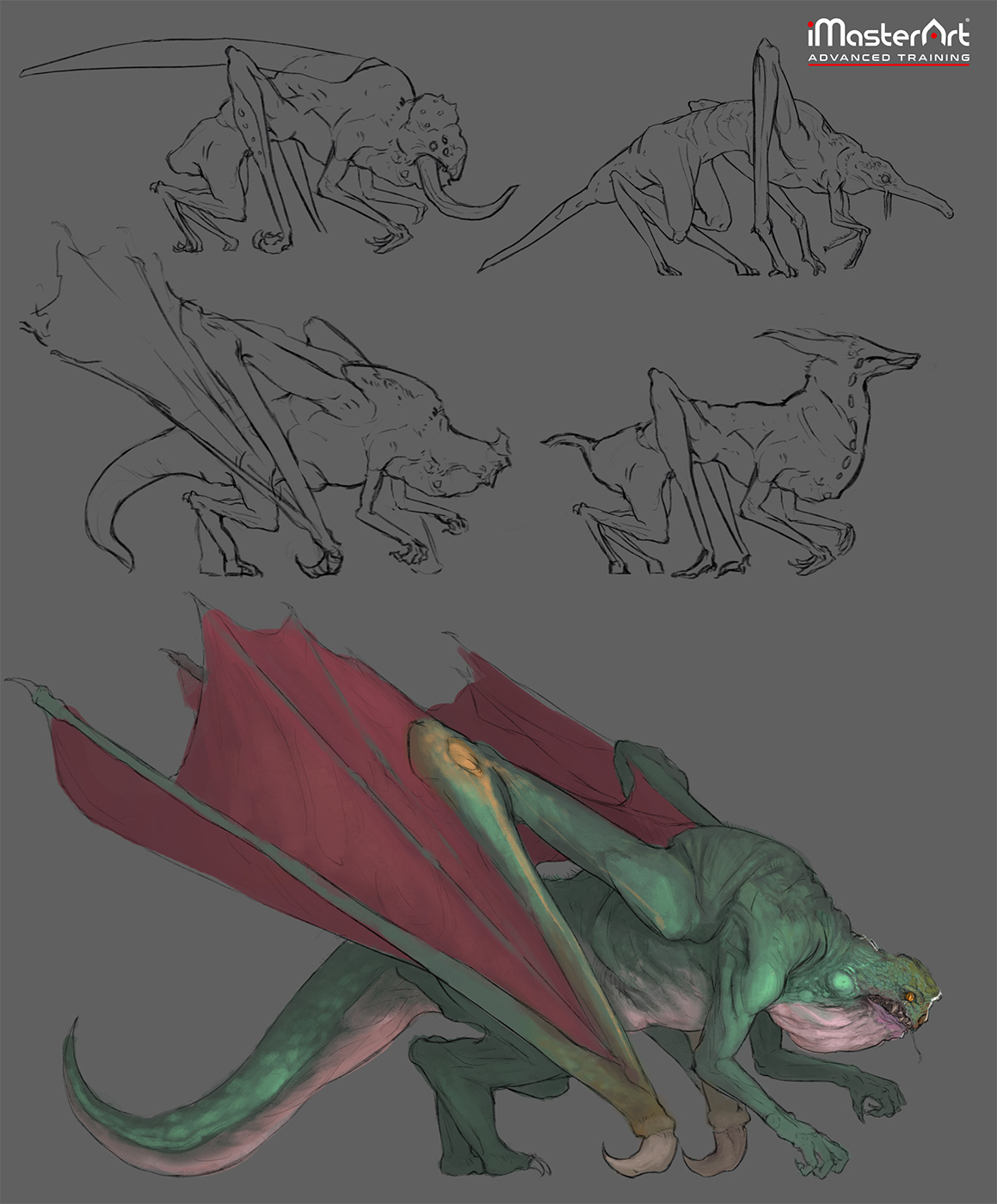 Dragon Design by Andrea Butera - Advanced Digital Artist - iMasterArt